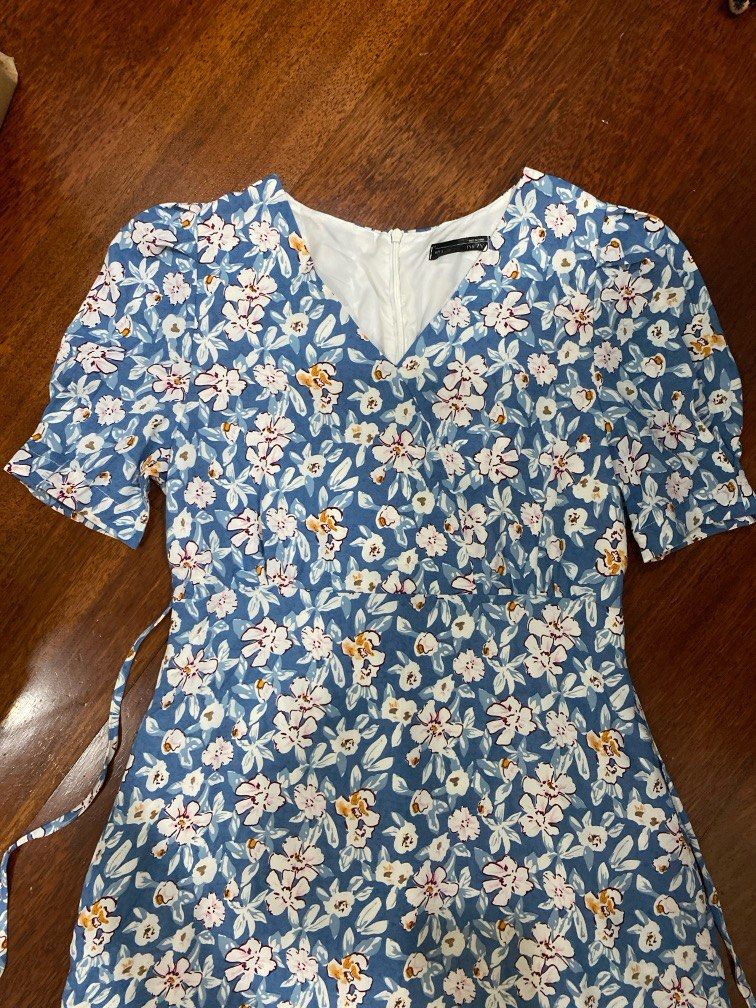Dazy Blue Floral Dress, Women's Fashion, Dresses & Sets, Dresses on ...