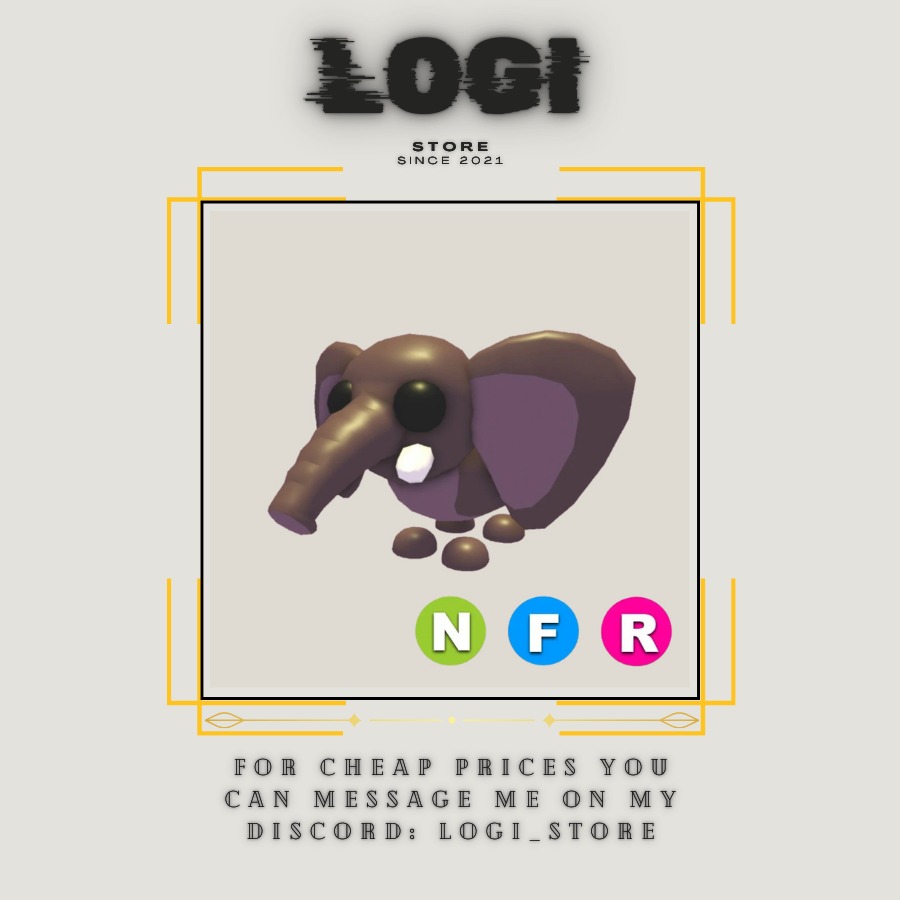 Digital File | NFR Bush Elephant -Adopt me pets Compatible!, Video ...
