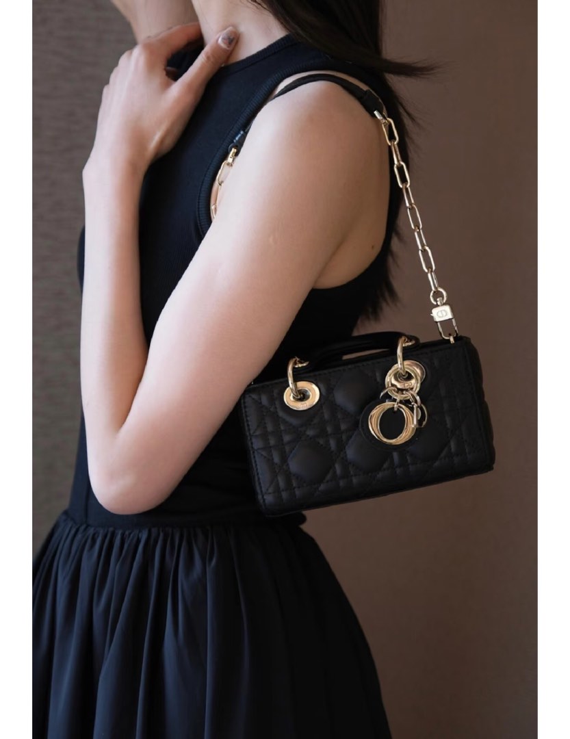 Dior mini D-joy with ghw, Luxury, Bags & Wallets on Carousell