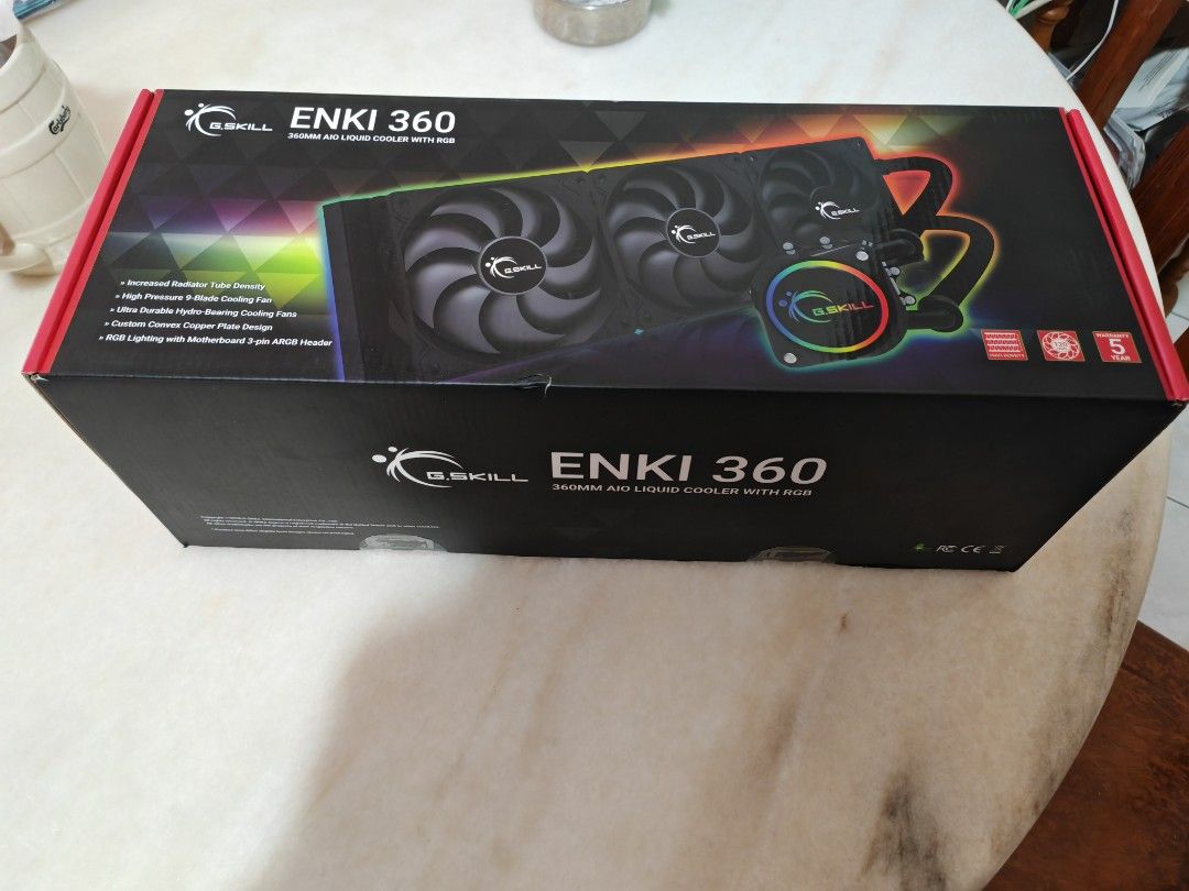 Enki gskill aio 360mm, Computers & Tech, Parts & Accessories, Computer Parts on Carousell
