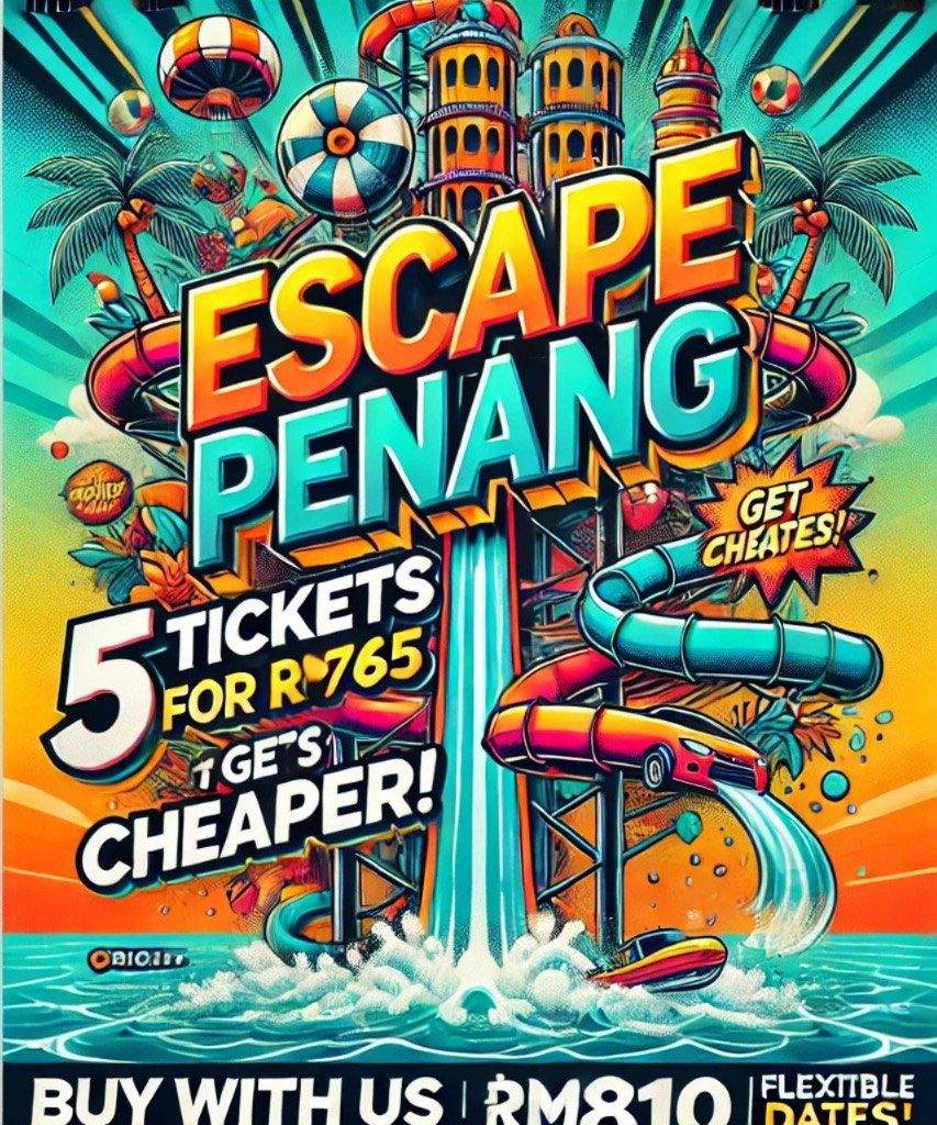 ESCAPE PENANG 5 packkkk, Tickets & Vouchers, Event Tickets on Carousell