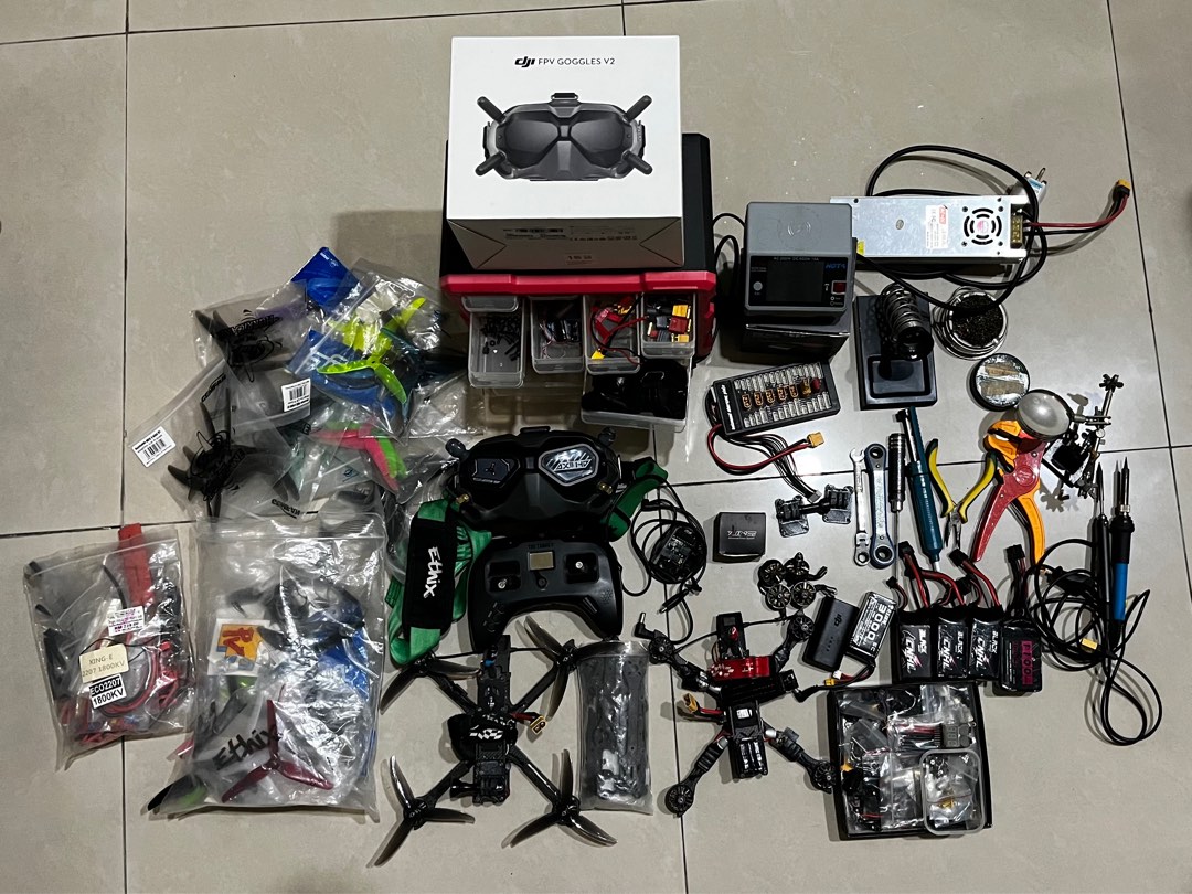 Fullset FPV Drone (HD & Crossfire), Photography, Drones on Carousell