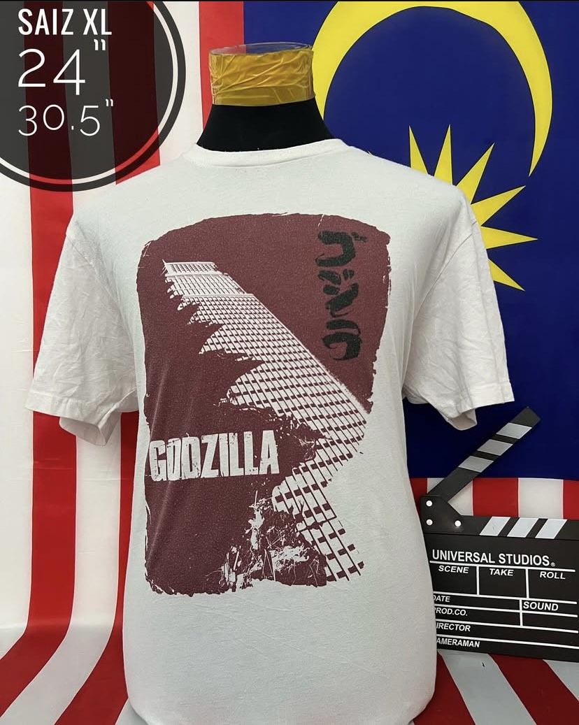 Godzilla Big Size, Men's Fashion, Tops & Sets, Tshirts & Polo Shirts on ...