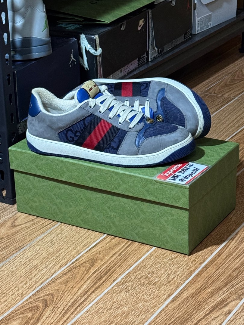 Gucci Screener, Men's Fashion, Footwear, Sneakers on Carousell