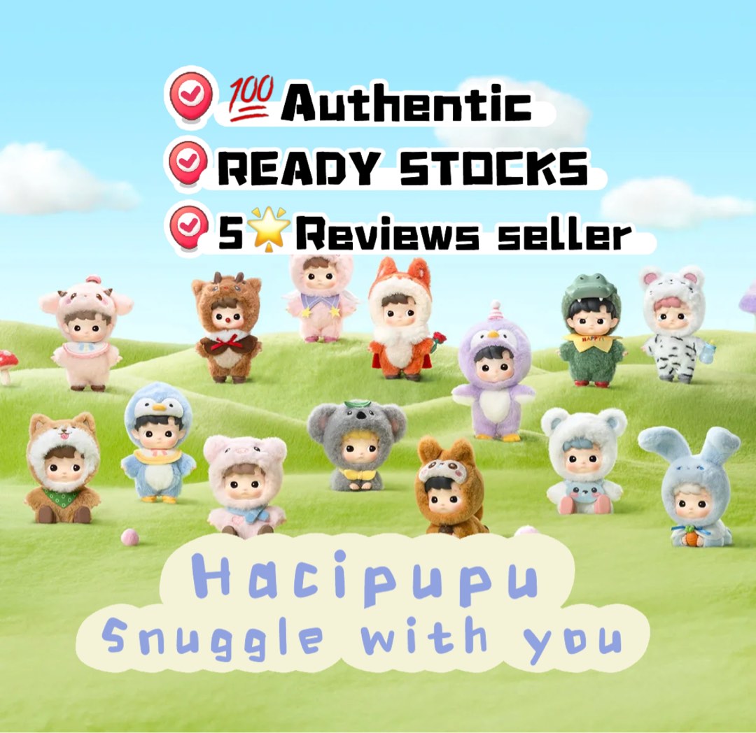 HACIPUPU Snuggle With You Series Figures Full Set / Blind box / Individual designs , Hobbies ...