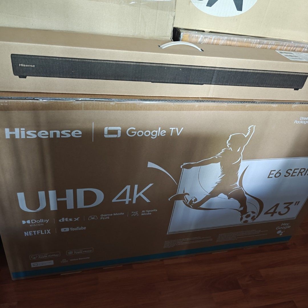 Hisense E6N 43 inch 4K UHD Google TV | Dolby Vision & Audio | DTS ...