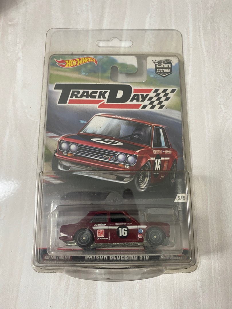 Hotwheels Datsun 510 track day, Hobbies & Toys, Toys & Games on Carousell