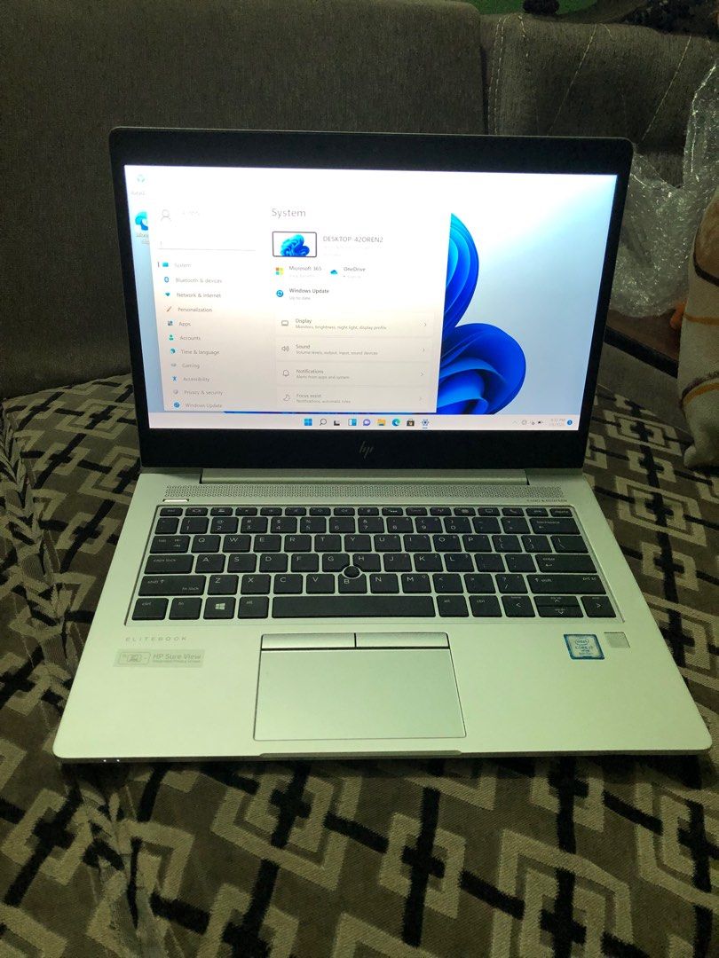 Hp Elitebook 830g6 Core i7 8th gen . 8gb ram 256 nvm ssd. Cellular (sim ...