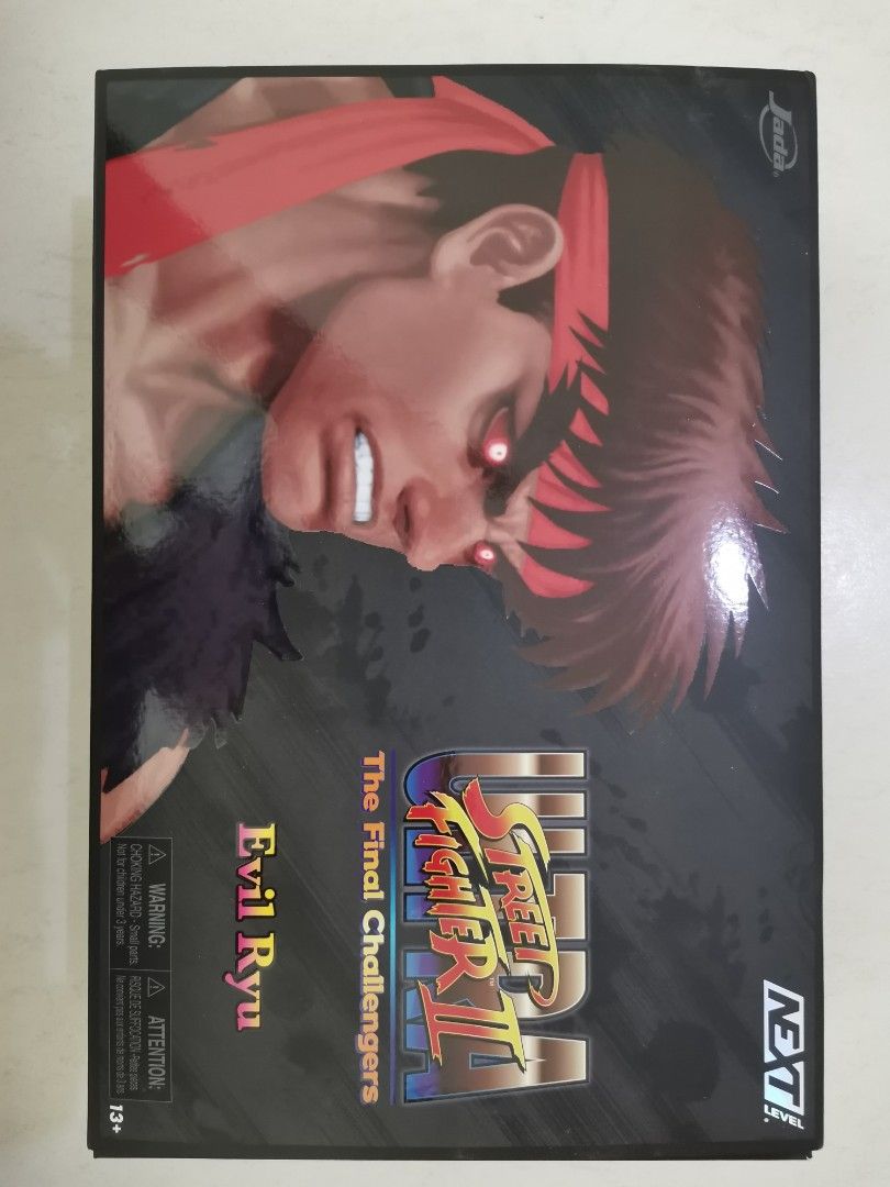 Jada Toys Ultra Street Fighter II Evil Ryu 1/12 Scale Action Figure Deluxe Set, Hobbies & Toys ...