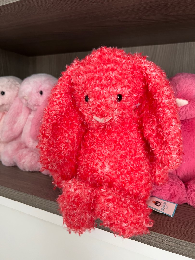 Jellycat bashful holly bunny, Hobbies & Toys, Toys & Games on Carousell