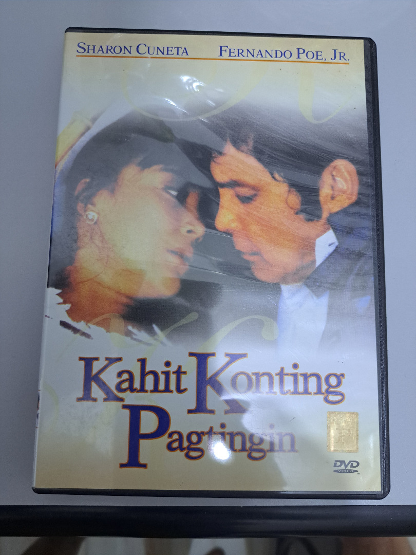 KAHIT KONTING PAGTINGIN 1990 ORIGINAL DVD ( FERNANDO POE JR ,SHARON ...