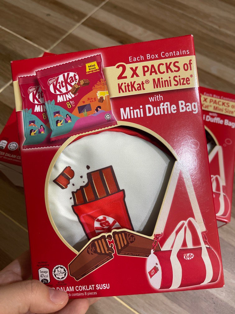 KitKat Mini Duffle Bag (Only bag), Women's Fashion, Bags & Wallets ...