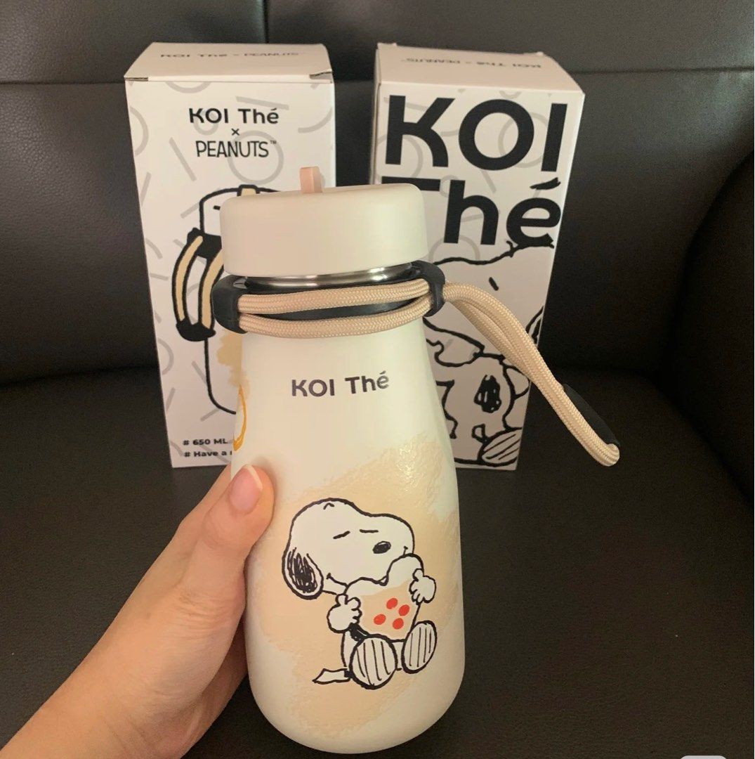 KOI x Snoopy Tumbler, Furniture & Home Living, Kitchenware & Tableware ...