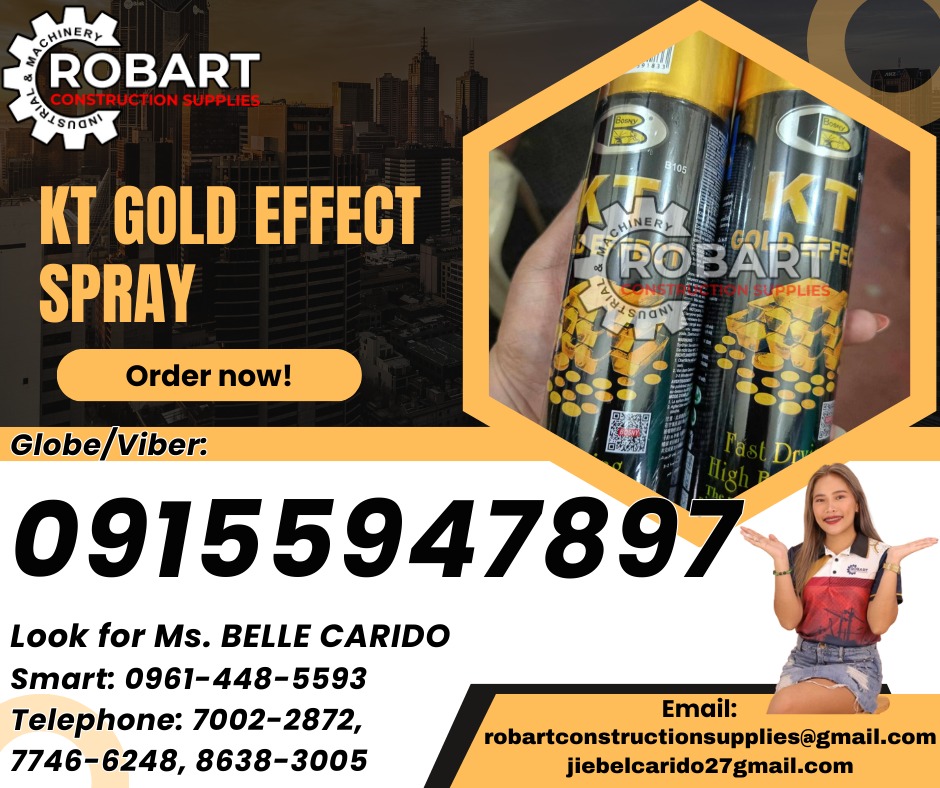 KT Gold Effect Spray, Everything Else, Looking For on Carousell
