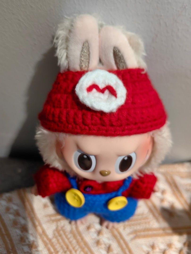 Labubu super Mario cloth, Hobbies & Toys, Toys & Games on Carousell