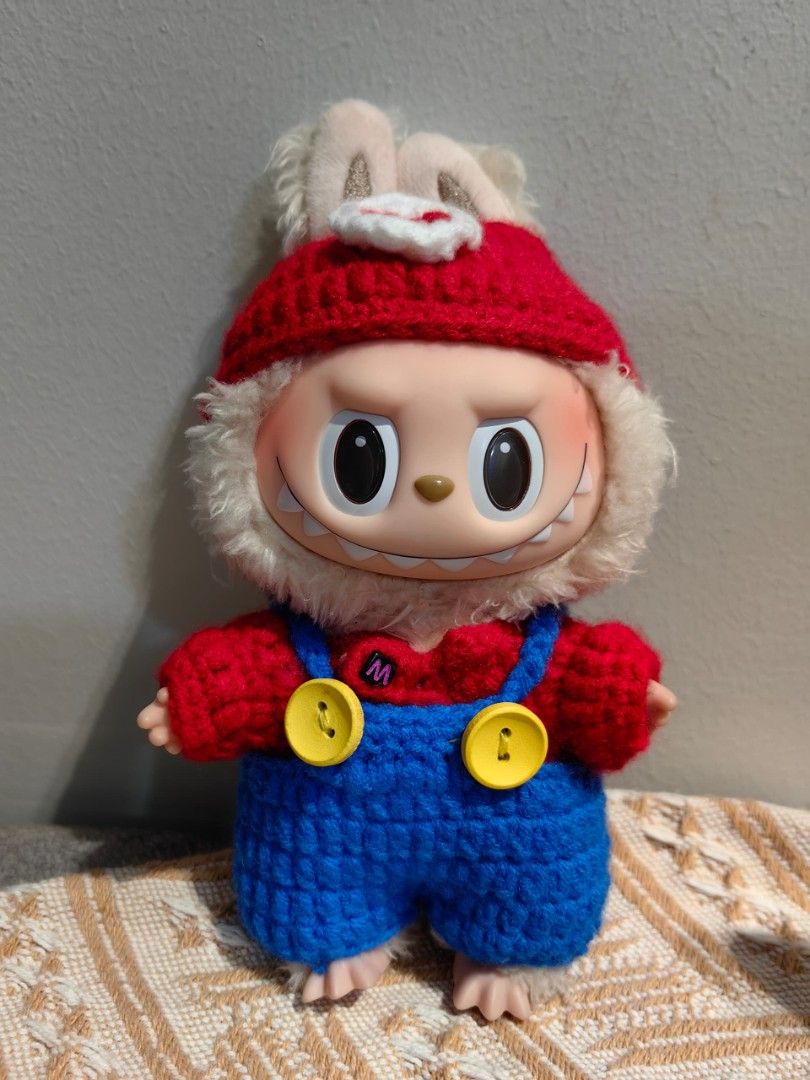 Labubu super Mario cloth, Hobbies & Toys, Toys & Games on Carousell