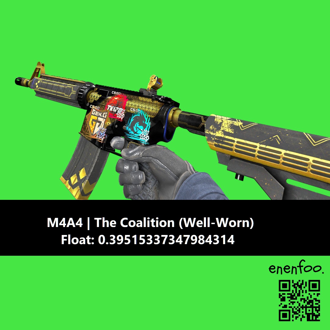 M4A4 THE COALITION WW WELL WORN M4 CS2 SKINS KNIFE ITEMS CSGO COUNTER ...