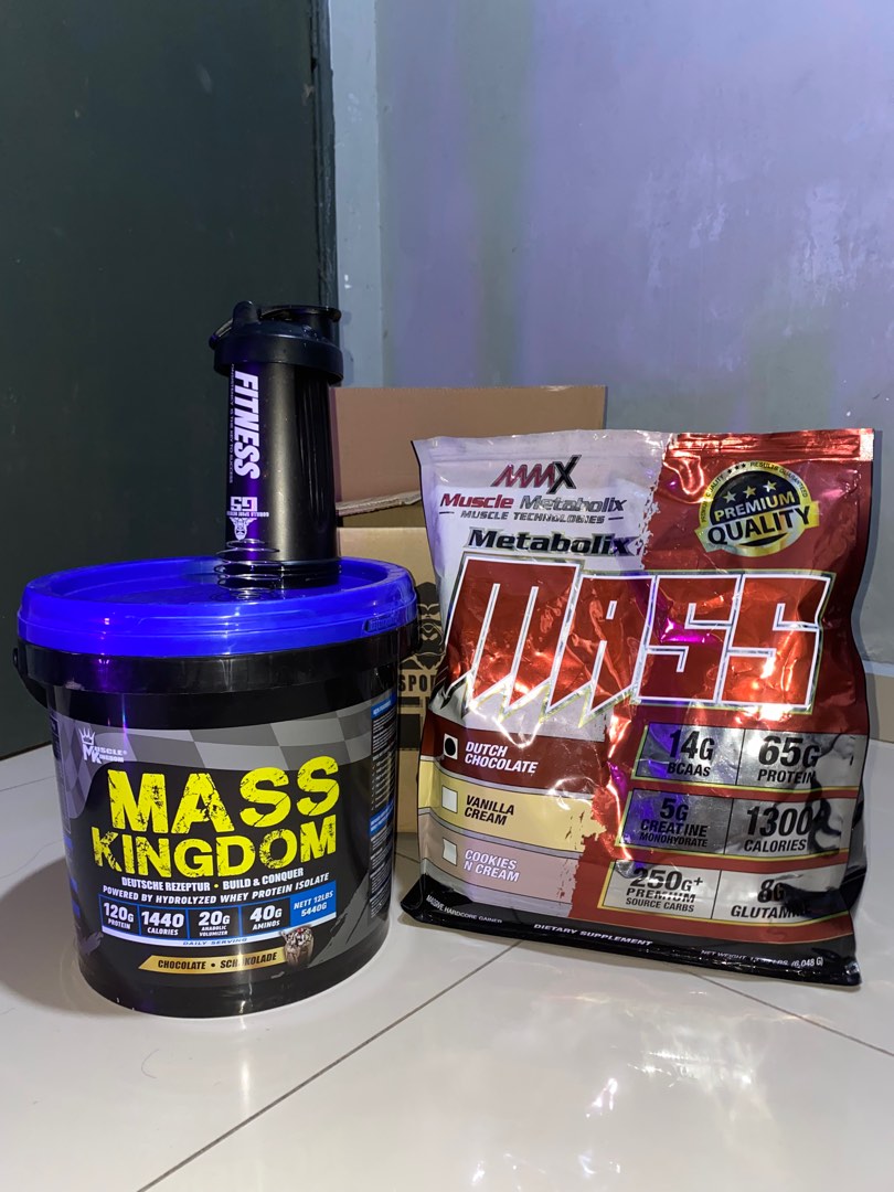 MASS PROTEIN COMBO, Health & Nutrition, Health Supplements, Sports ...