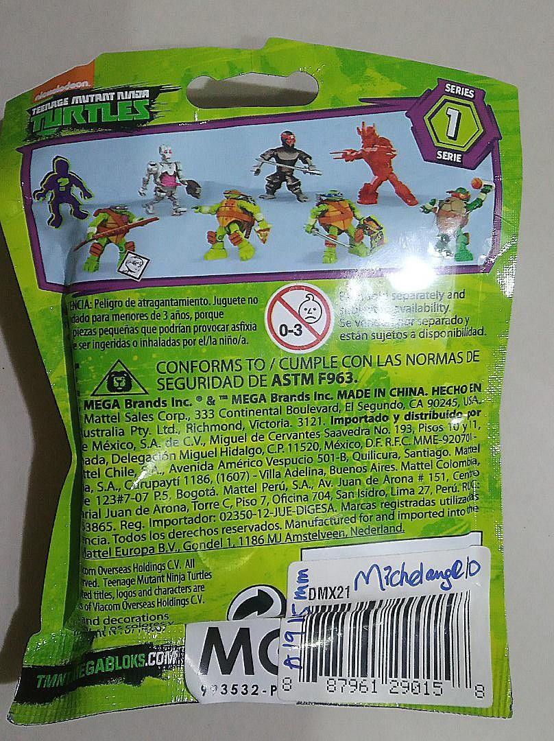 Mega Bloks Teenage Mutant Ninja Turtles Micro Figures Series 1 ...