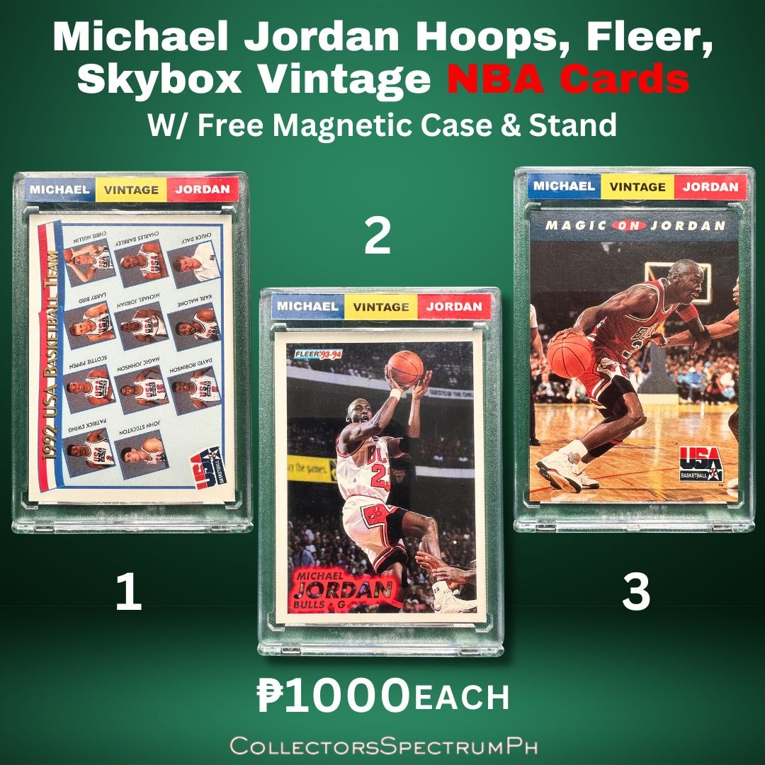 Michael Jordan Hoops, Fleer, Skybox Vintage NBA Cards with FREE ...