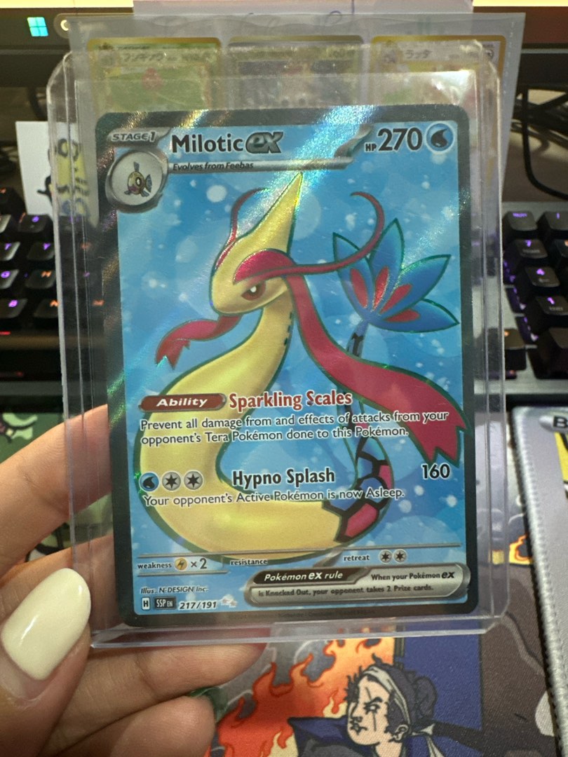 Milotic EX #217 - Pokemon Surging Sparks, Hobbies & Toys, Toys & Games ...