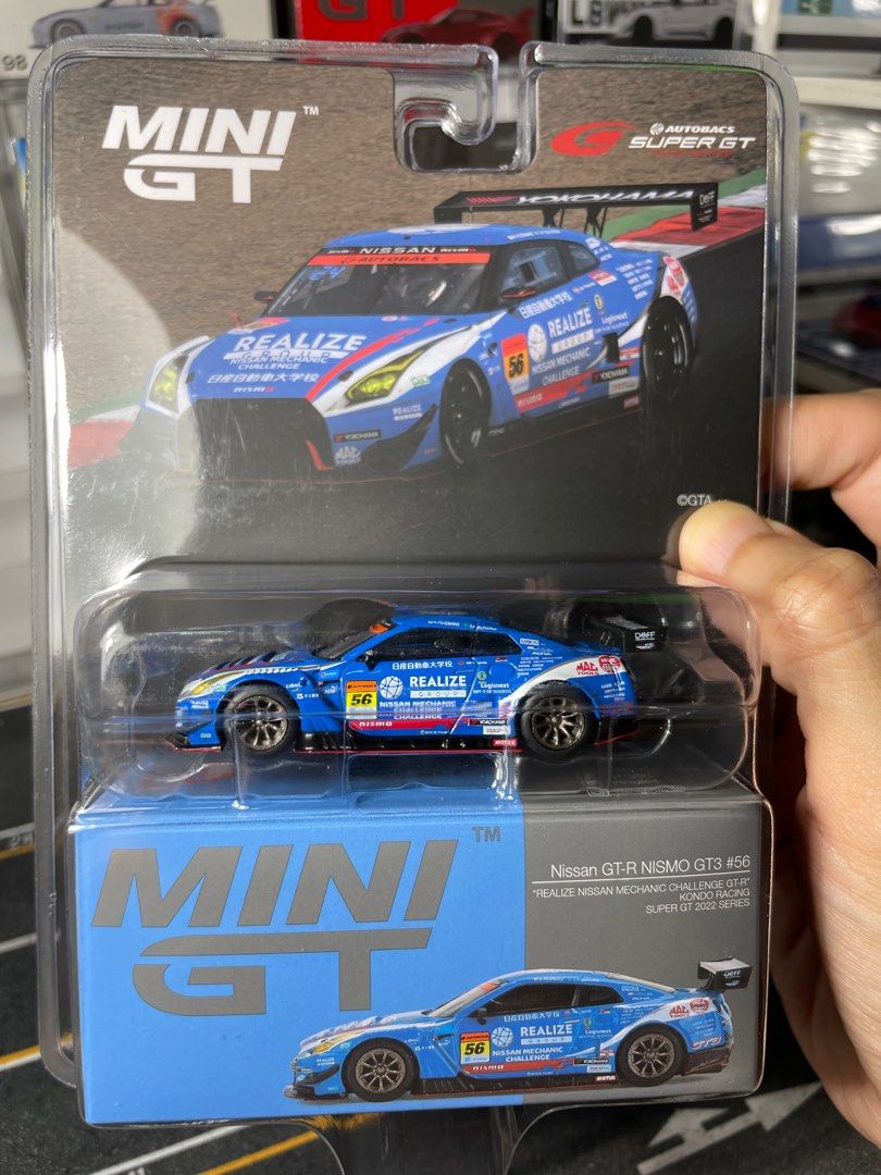 Mini gt #486 NISSAN GTR NISMO GT3 56 realize mechanic KONDO RACING super gt 2022, Hobbies & Toys ...