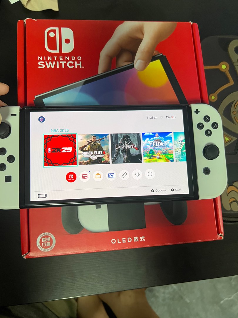 Nintendo switch oled jailbreak 128gb, Video Gaming, Video Game Consoles, Nintendo on Carousell