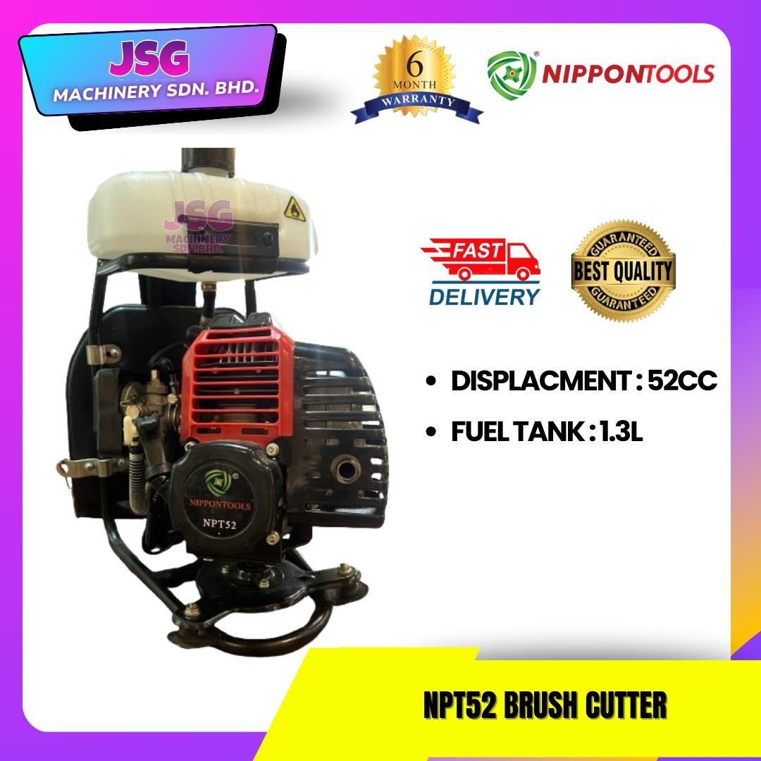 Nippon Tools NPT52 BRUSH CUTTER BACKPACK BRUSH CUTTER|MESIN RUMPUT ...