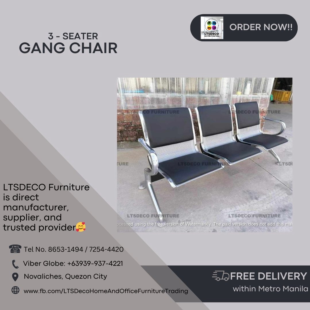 Office Gang Chair \ Office Partition \ Office Furniture supply ...
