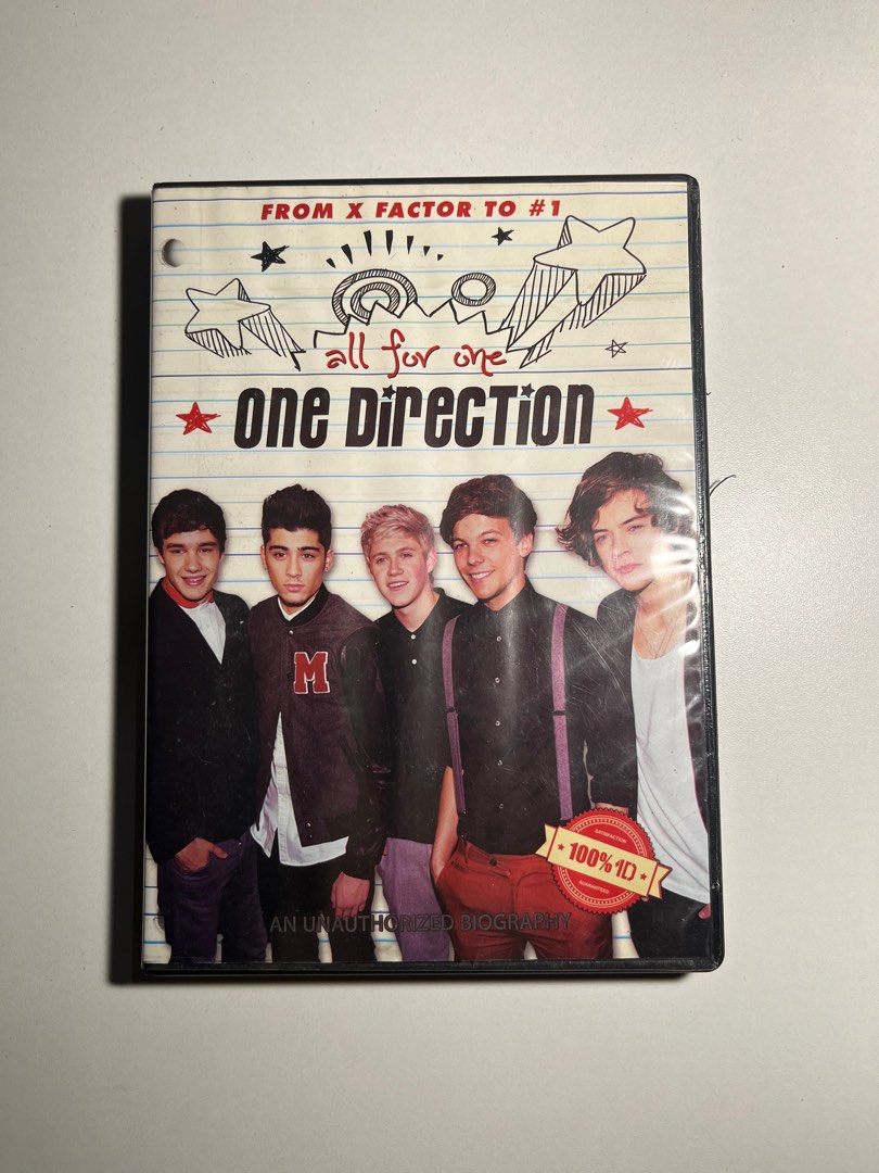 One Direction DVD All For One - English, Hobbies & Toys, Music & Media ...