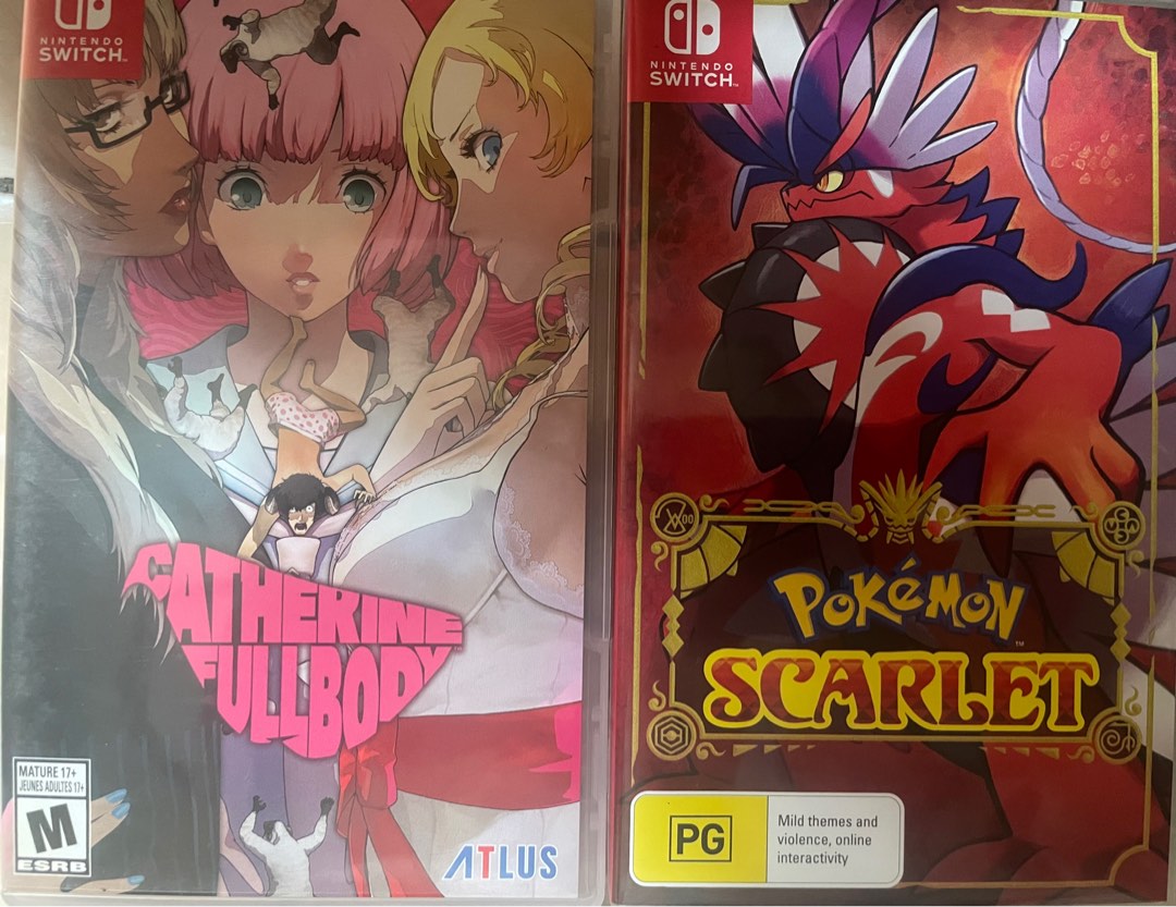 Pokemon Scarlet and Catherine Fullbody, Video Gaming, Video Games ...