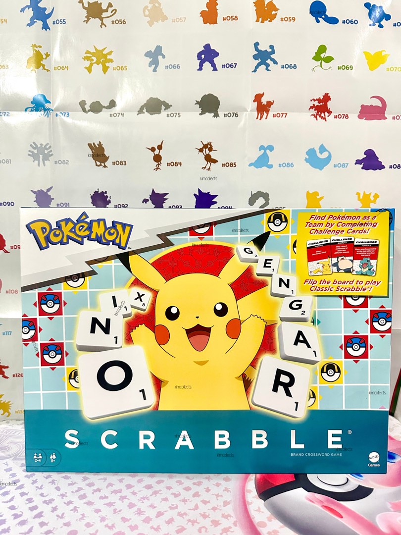Pokemon Scrabble Board Game (On Hand), Hobbies & Toys, Toys & Games on ...