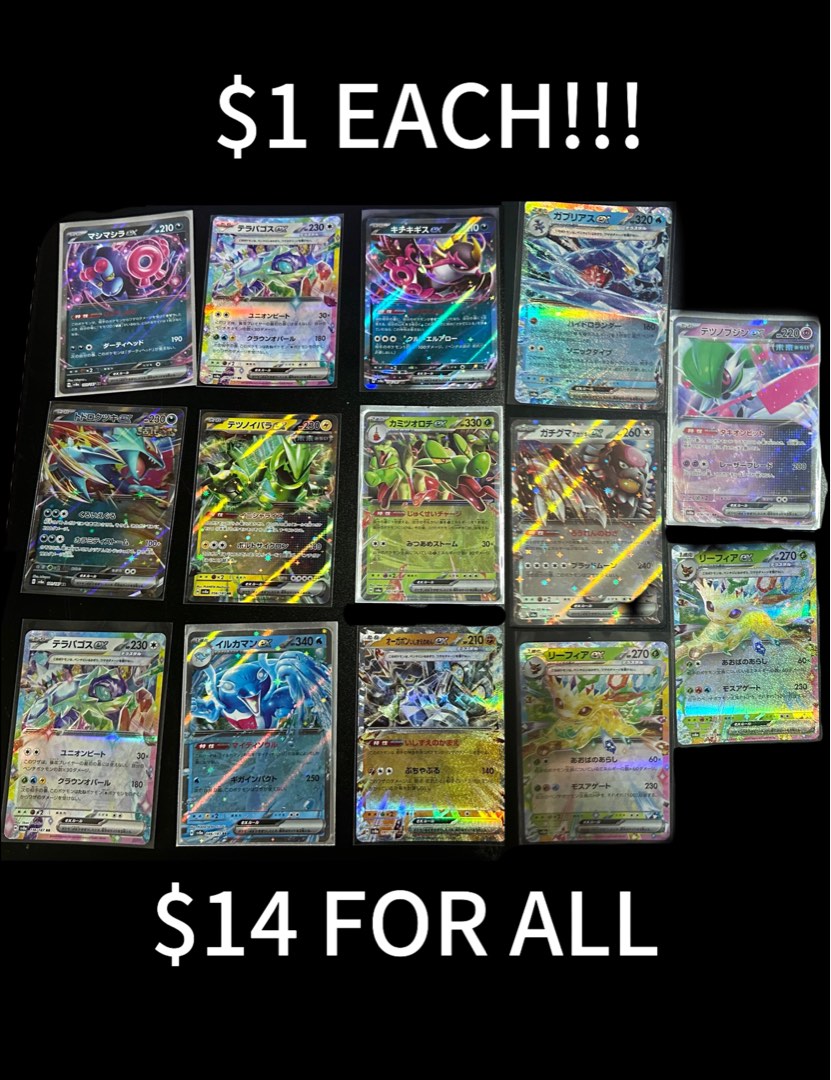 Pokemon sv8a Terastal Festival Ex’s RARES, Hobbies & Toys, Toys & Games ...