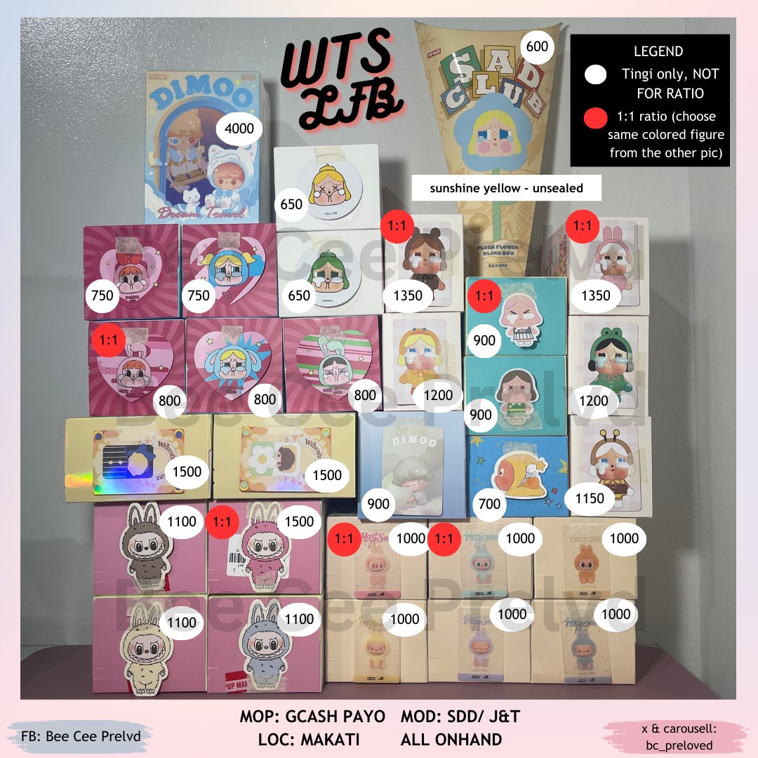 Popmart labubu v1 v2 crybaby crying again plush pendant hirono CLOT le ...