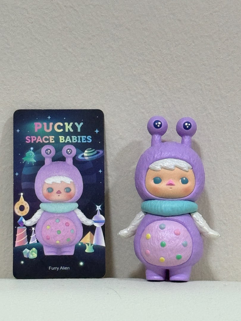 Popmart Pucky Space Babies - Furry Alien, Hobbies & Toys, Toys & Games ...