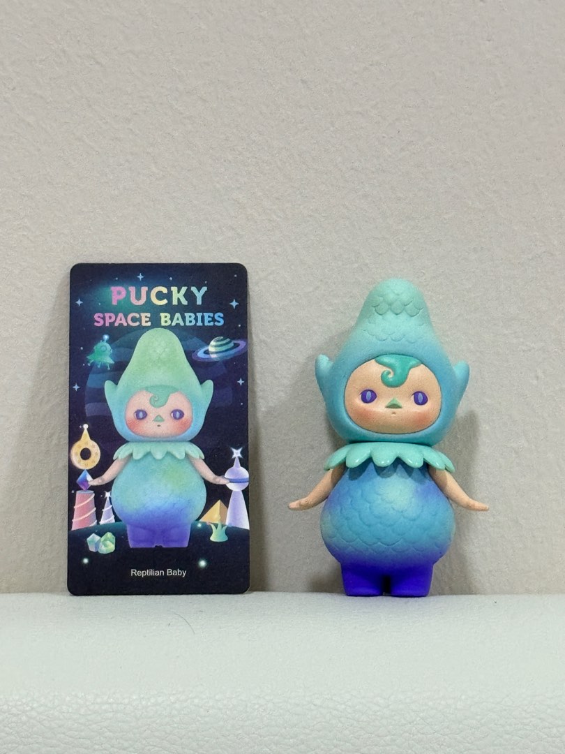 Popmart Pucky Space Babies - Reptilian baby, Hobbies & Toys, Toys ...