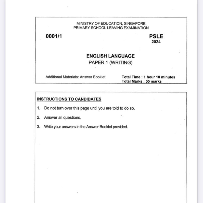 PSLE ENGLISH YEARLY PAPERS 2014-2024, Hobbies & Toys, Books & Magazines ...