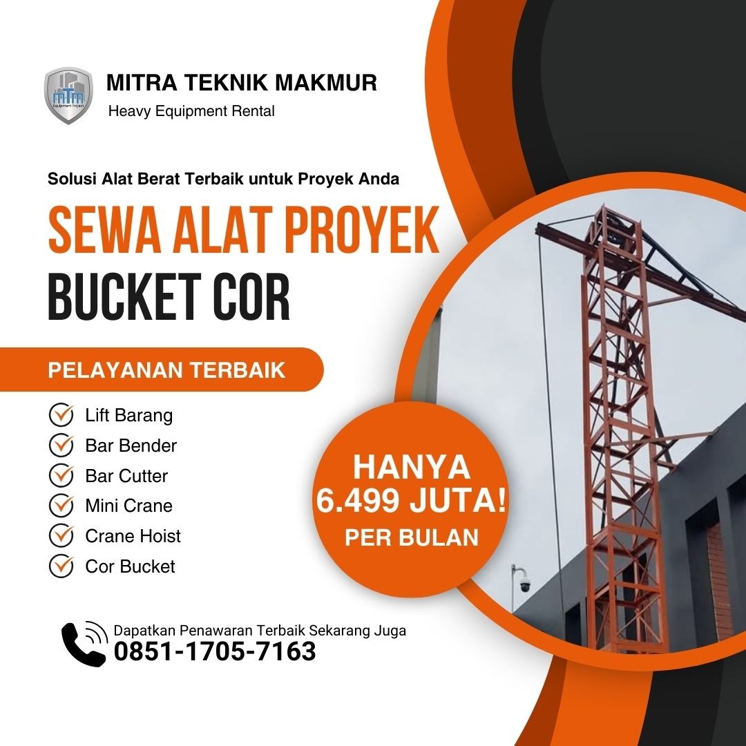 Rental Alat Proyek Bucket Cor di Kota Cirebon | Jawa Barat | WA: 0851 ...