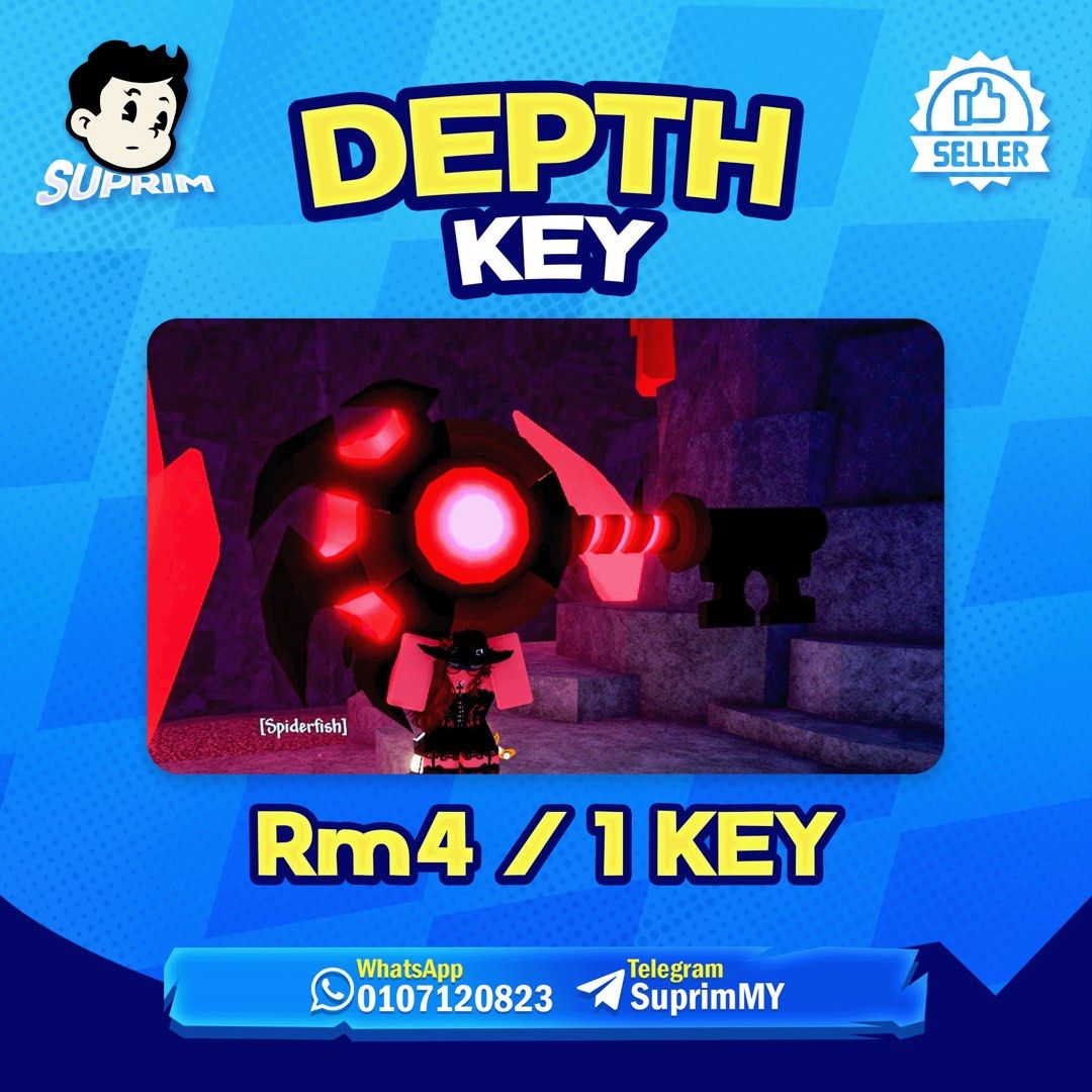 Roblox Fisch Depth Key, Video Gaming, Gaming Accessories, In-Game ...