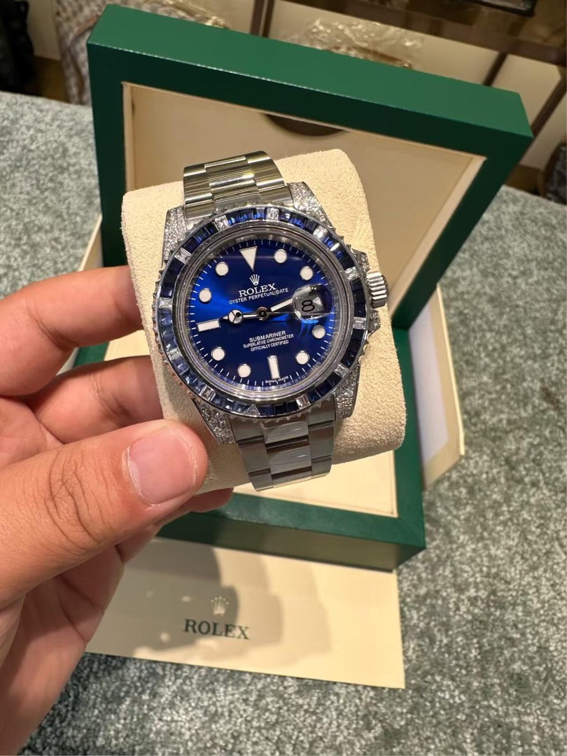 Rolex Submariner 116610Ln Modified, Luxury, Watches on Carousell