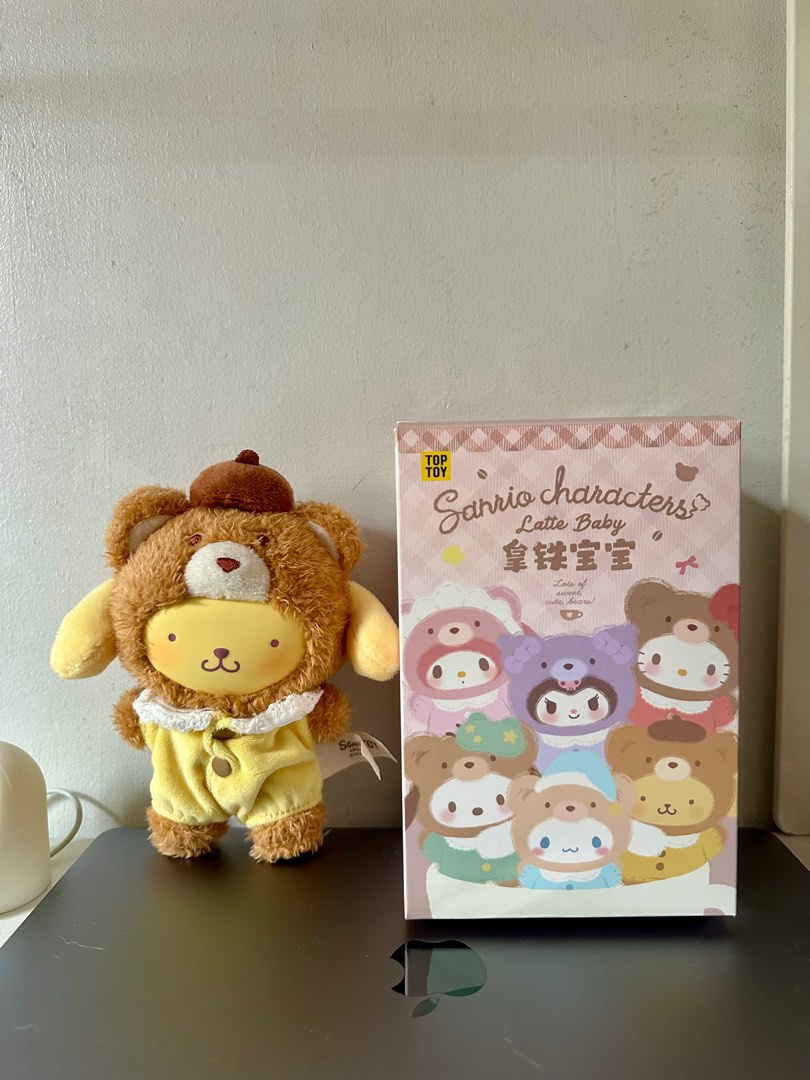 Sanrio Latte Baby - Pompompurin, Hobbies & Toys, Toys & Games on Carousell