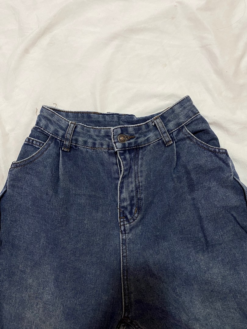 size 23 vintage godzilla denim pants, Women's Fashion, Bottoms, Jeans ...