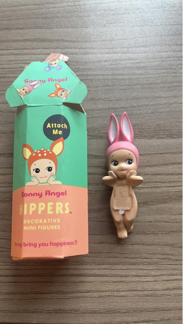 Sonny Angel Pink Rabbit Hipper Brand New | Coquette Smiski Popmart ...