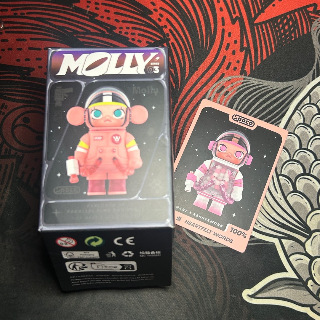 Space Molly 100% Version 3 V3 Sealed Foil Heartfelt Words, Hobbies ...