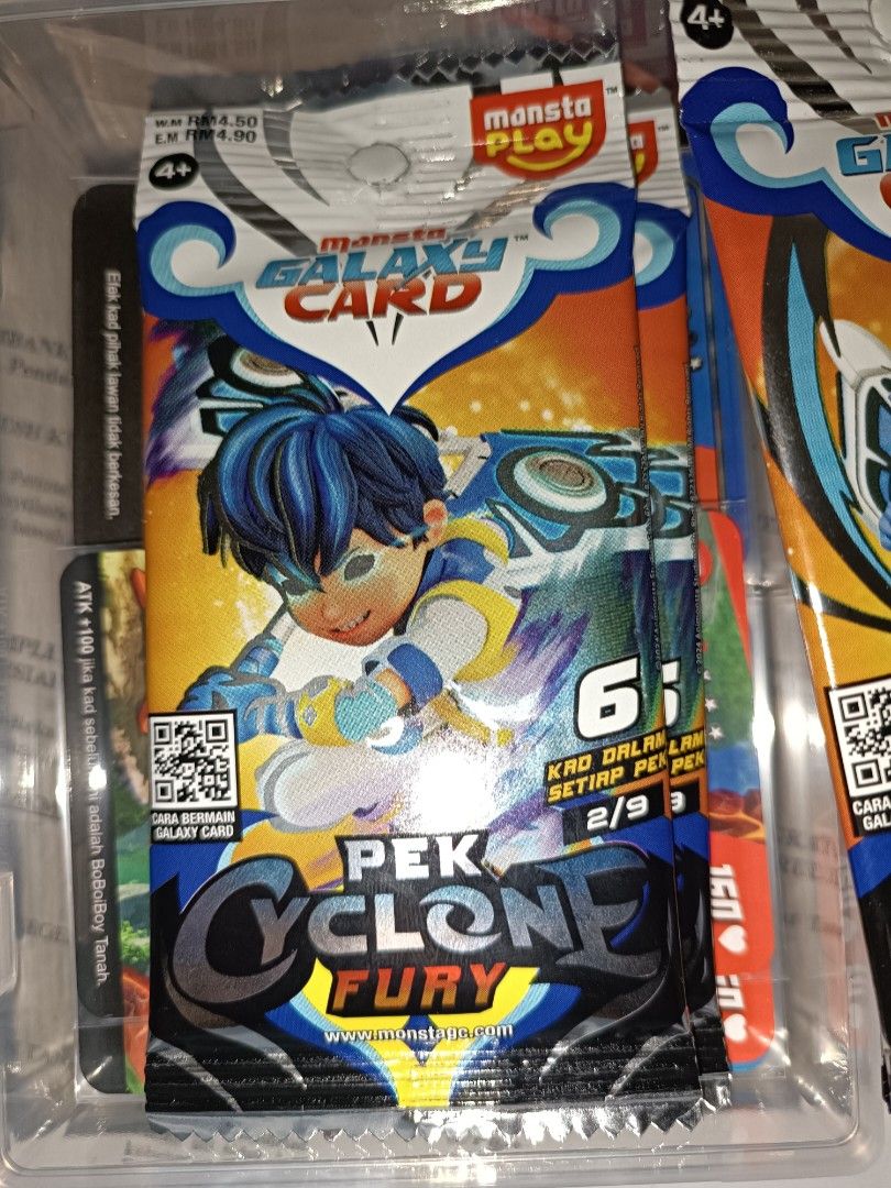 SR Boboiboy beliung pek Cyclone Fury, Hobbies & Toys, Toys & Games on ...