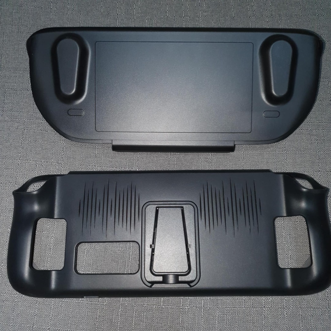 [PLEASE READ] Steam Deck JYS Ultra Slim TPU Protective Case with Stand and Front Cover (Black ...