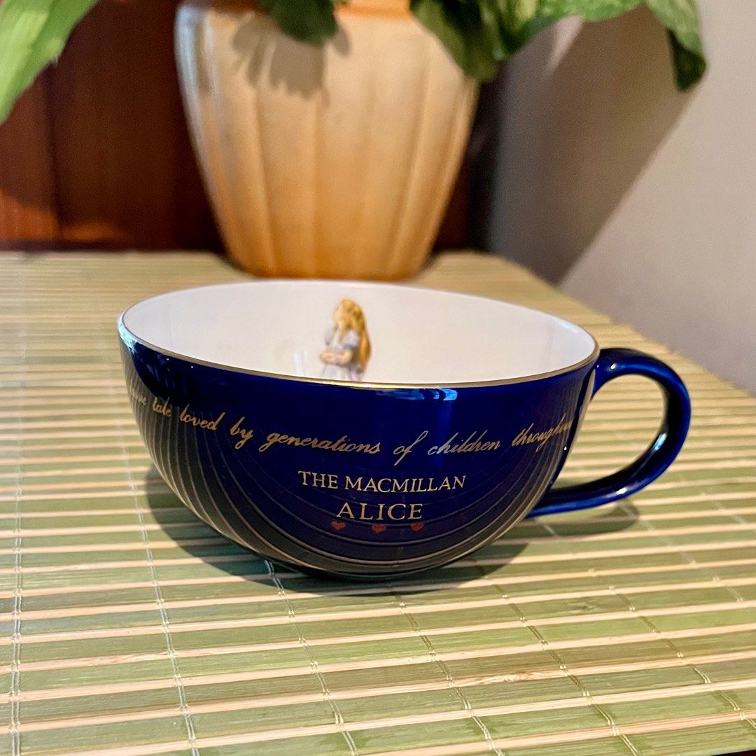 The Macmillan Alice, Alice in wonderland cobalt blue cup , Hobbies ...