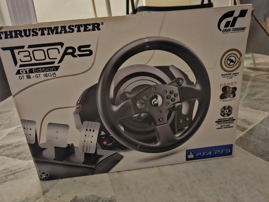Thrustmaster T300RS GT Steering Wheel, Computers & Tech, Parts ...
