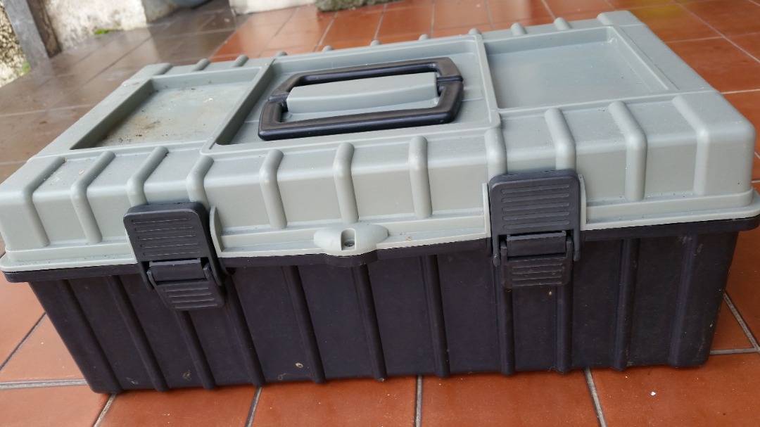 Tool Box Tool Box Kotak Alat Perkakas, Furniture & Home Living, Home ...