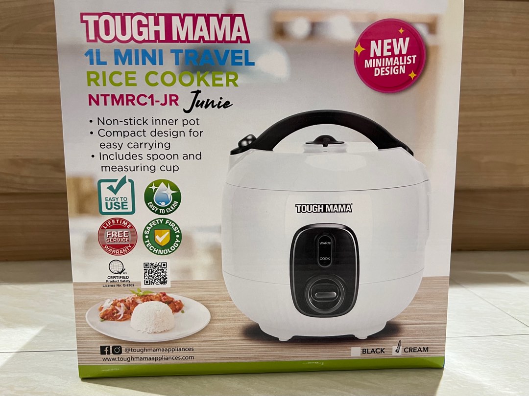 Tough Mama 1L Mini Travel Rice Cooker, TV & Home Appliances, Kitchen ...